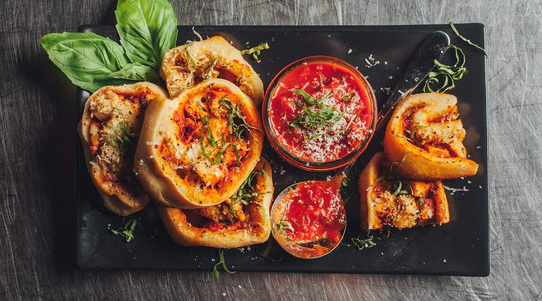 Chicken Parmesan Pinwheels Recipe