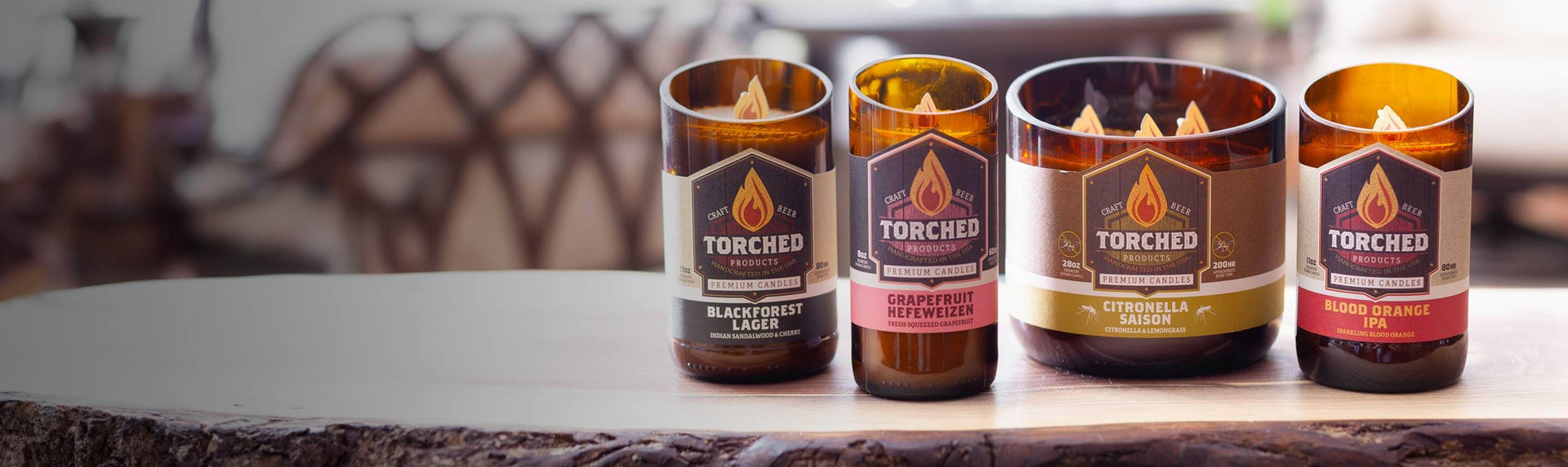 Torched | Scented Candles In recycled Glass