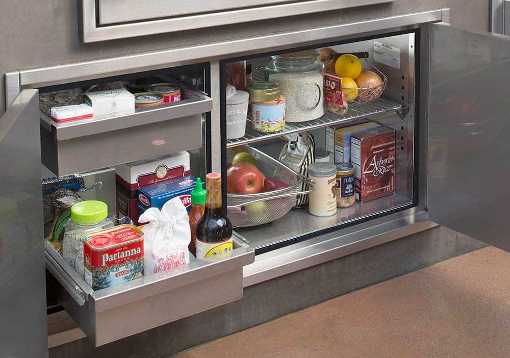 Alfresco 42" Dry Storage Pantry | Outdoor Kitchen Cabinets