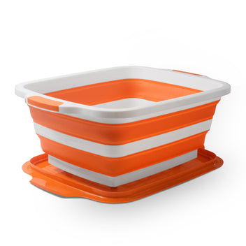 ATBBQ Collapsible XL Food Prep Tub w/Built-in Cutting Board