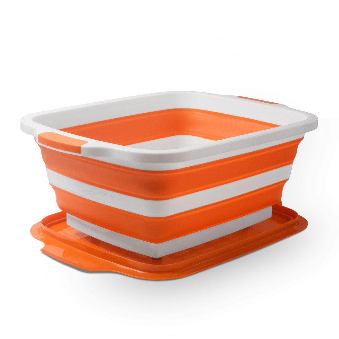 ATBBQ Collapsible XL Food Prep Tub w/Built-in Cutting Board