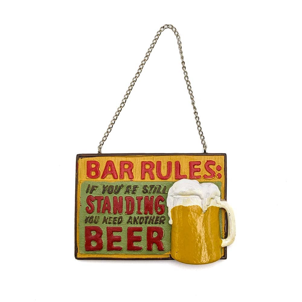 Bar Rules Ornament