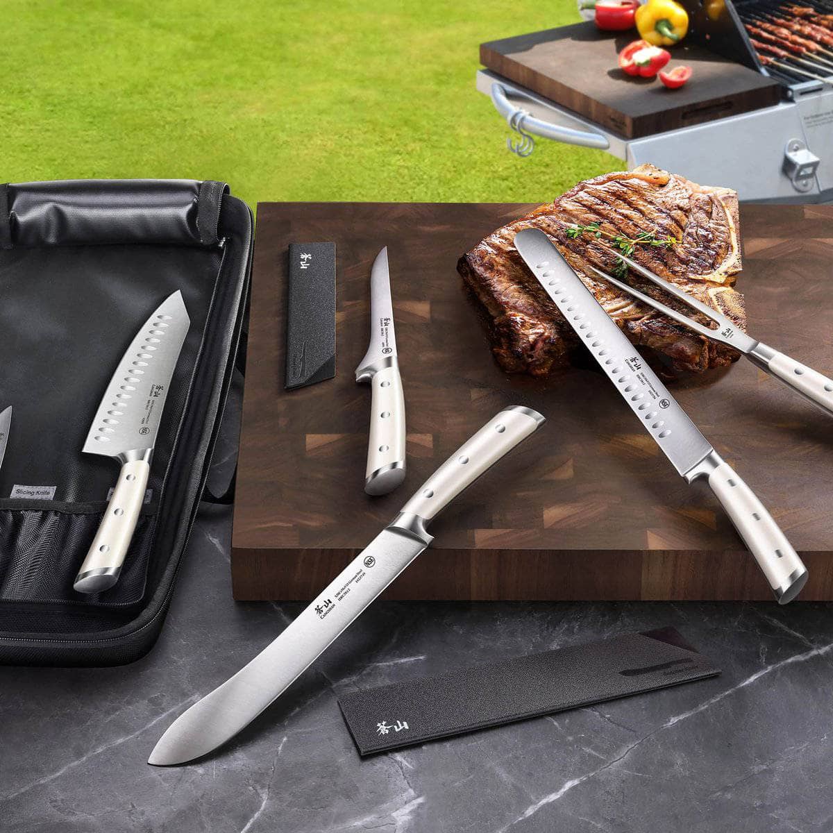 Cangshan S1 Series White 7-piece BBQ Knife Set