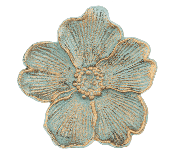 Cast Iron Flower Trinket Dishes