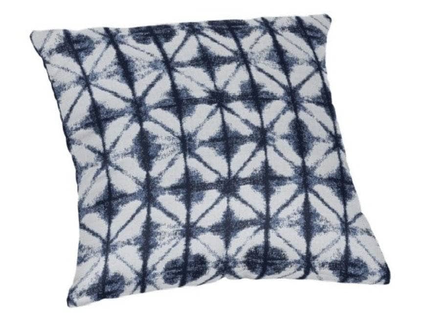 Casual Cushion 22" Throw Pillow in Midori Indigo