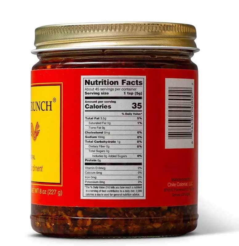Chile Colonial Chile Crunch Condiment