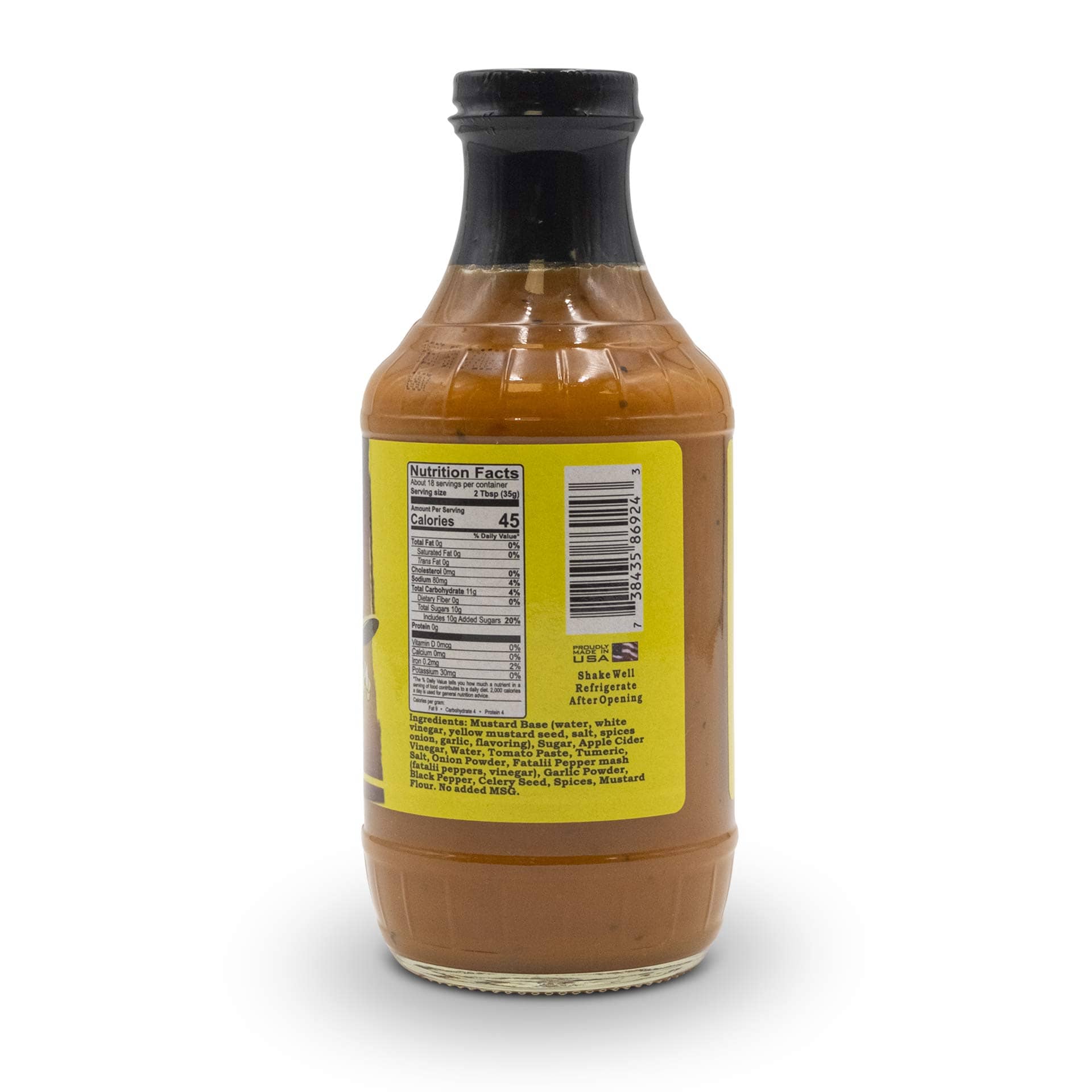 Chile Slinger Fatalii Pepper Mustard Sauce