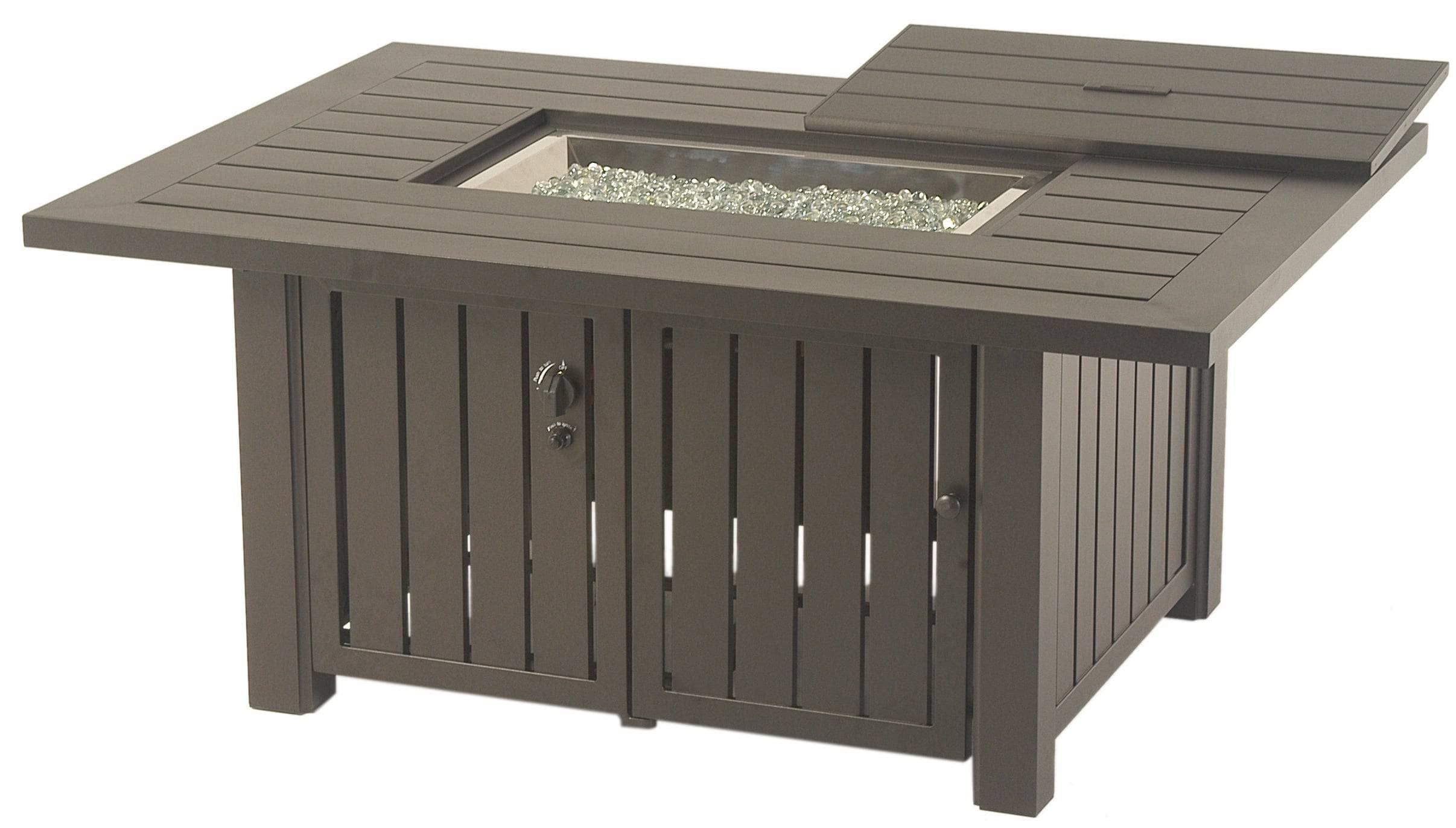 Hanamint Sherwood 39 inch X 56 inch Fire Pit Table