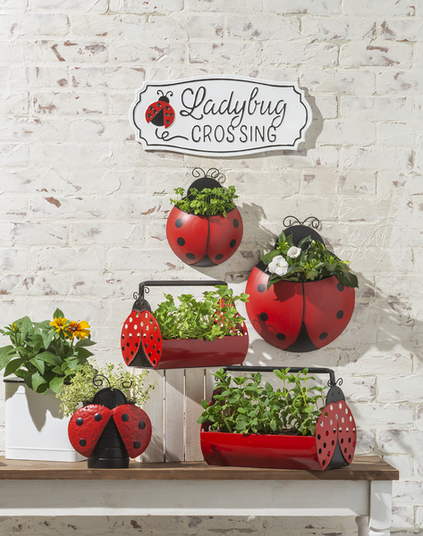 Ladybug Wall Planters