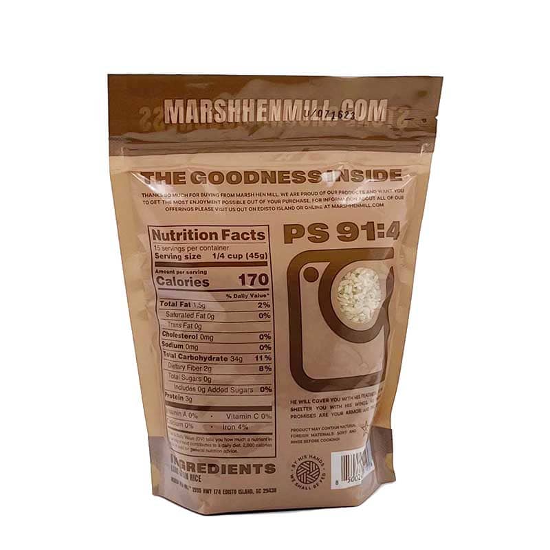 Marsh Hen Mill Carolina Gold Rice