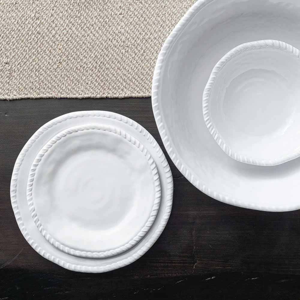 Merritt White Rope Dinnerware Collection