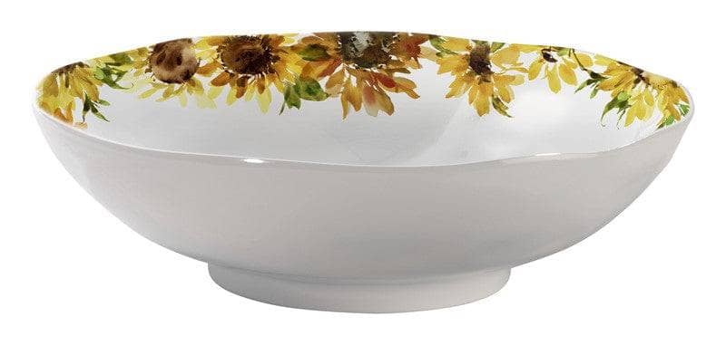 Merritt Sunflower Garden Melamine Dinnerware Collection