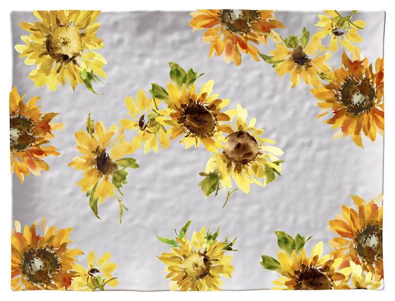 Merritt Sunflower Garden Melamine Dinnerware Collection