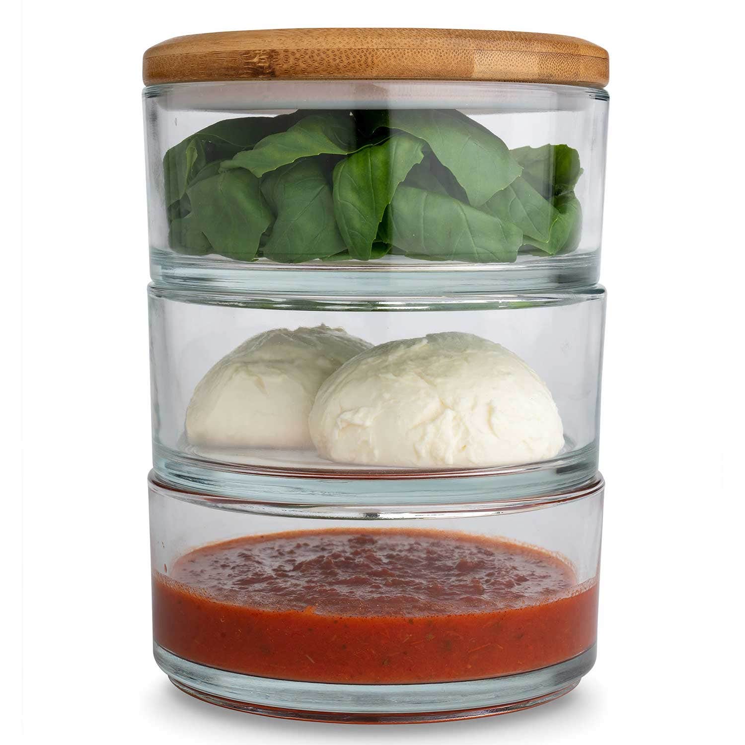 Ooni Stack Glass Bowls with Lid