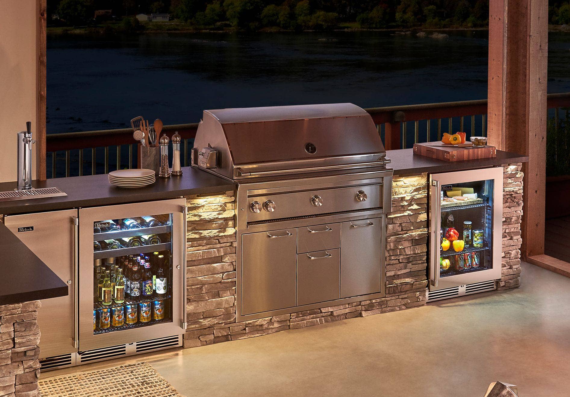Perlick Undercounter Outdoor Refrigerator Stainless Steel