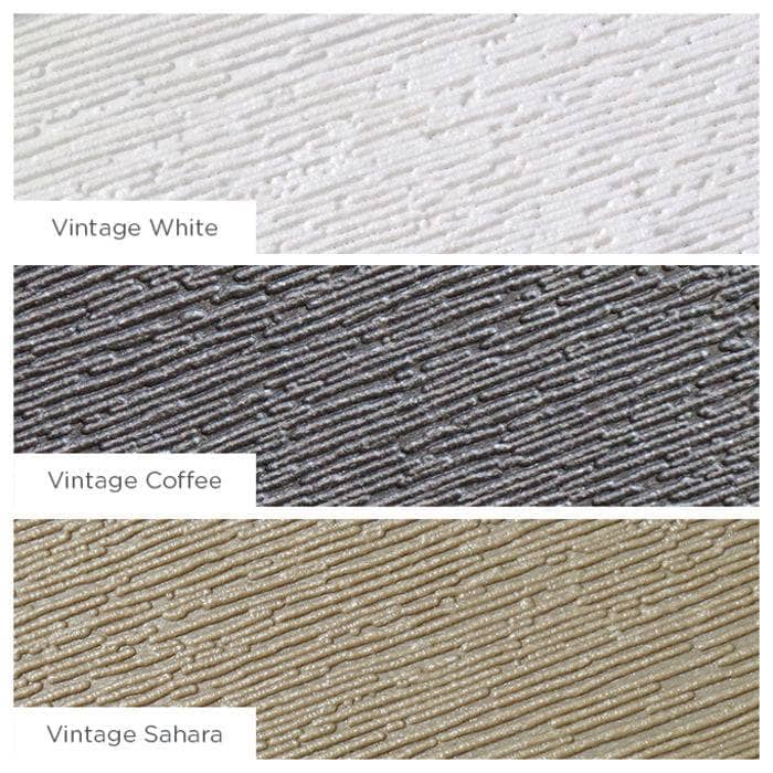 POLYWOOD Coastal Counter Chair in Vintage Coffee/White Sling