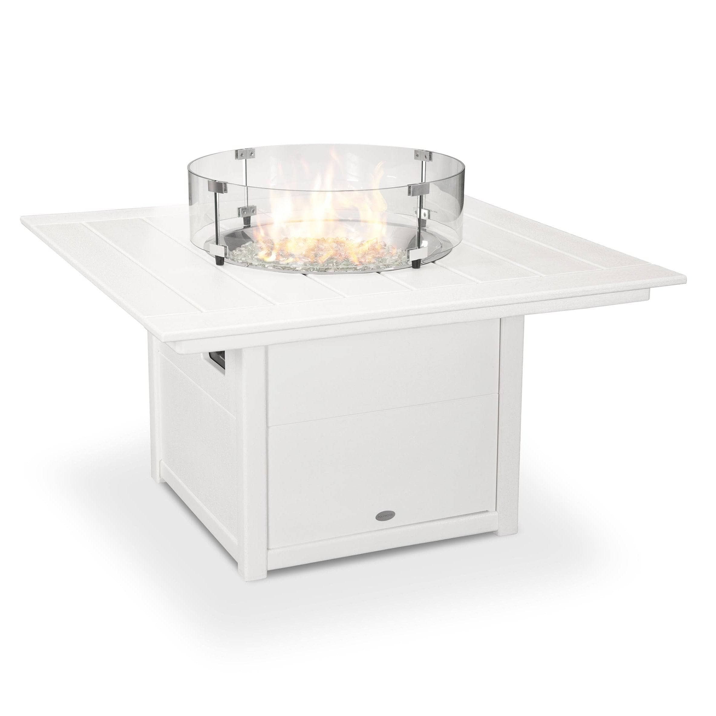 POLYWOOD Square 42" Fire Pit Table