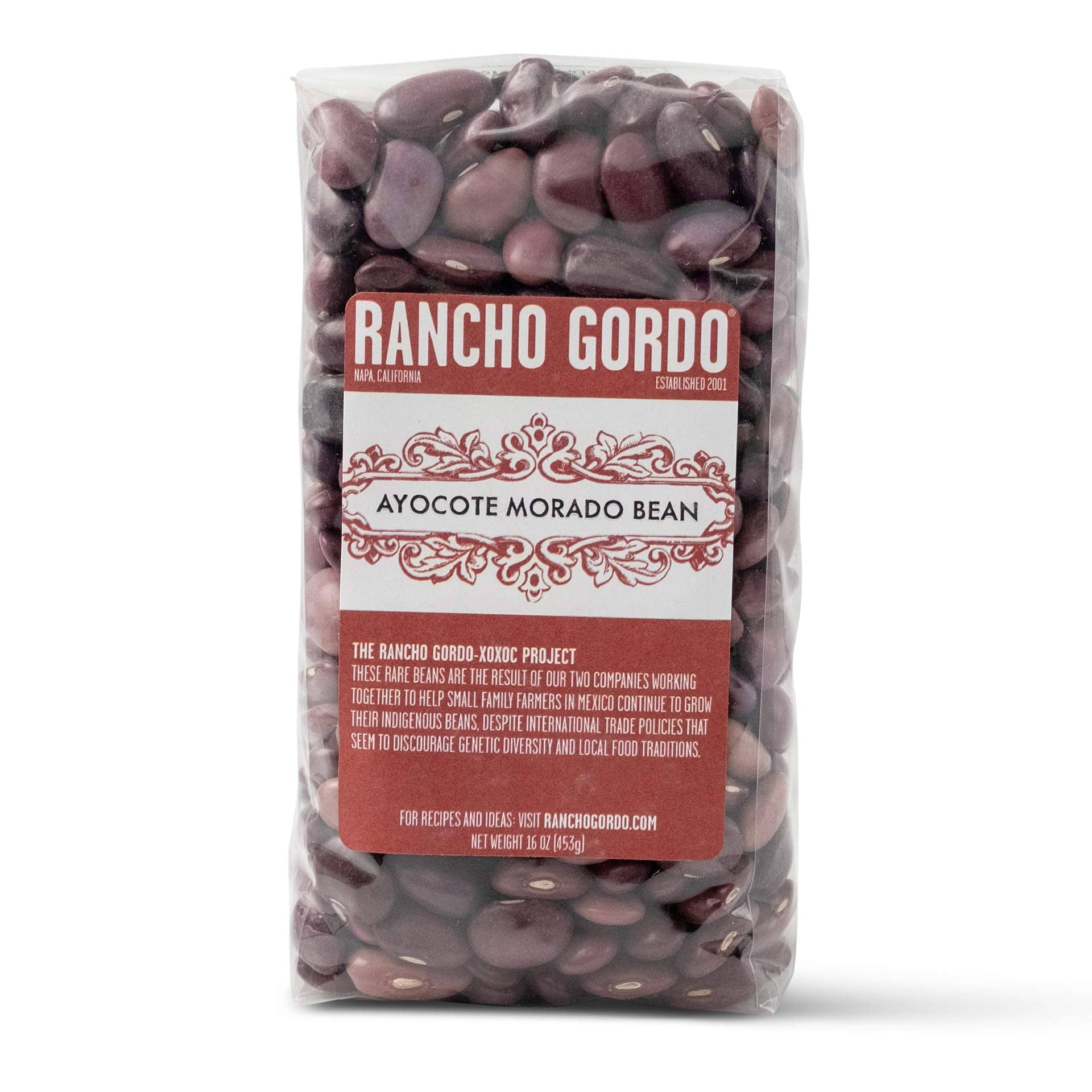 Rancho Gordo Ayocote Morado Beans