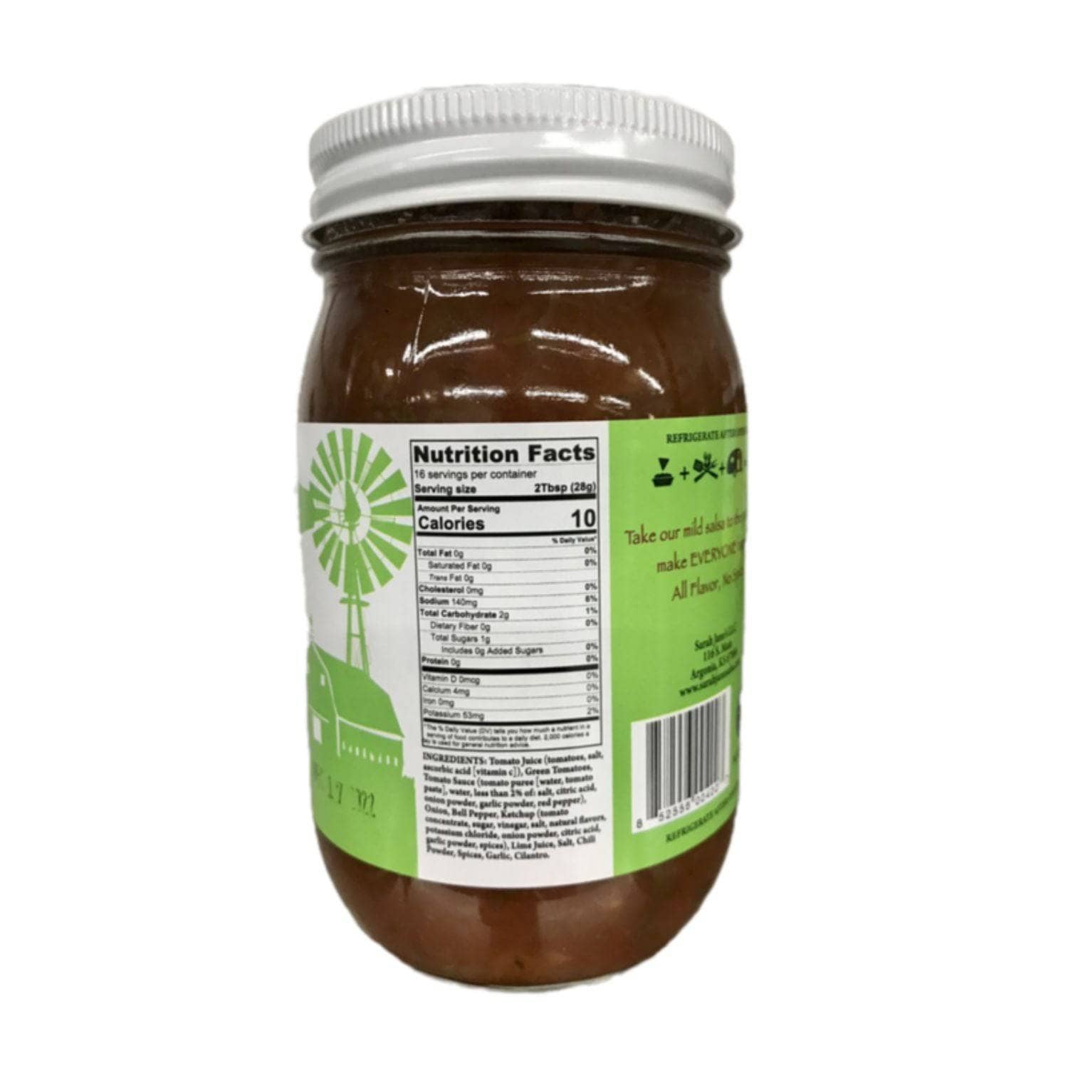 Sarah Jane's Mild Green Tomato Salsa