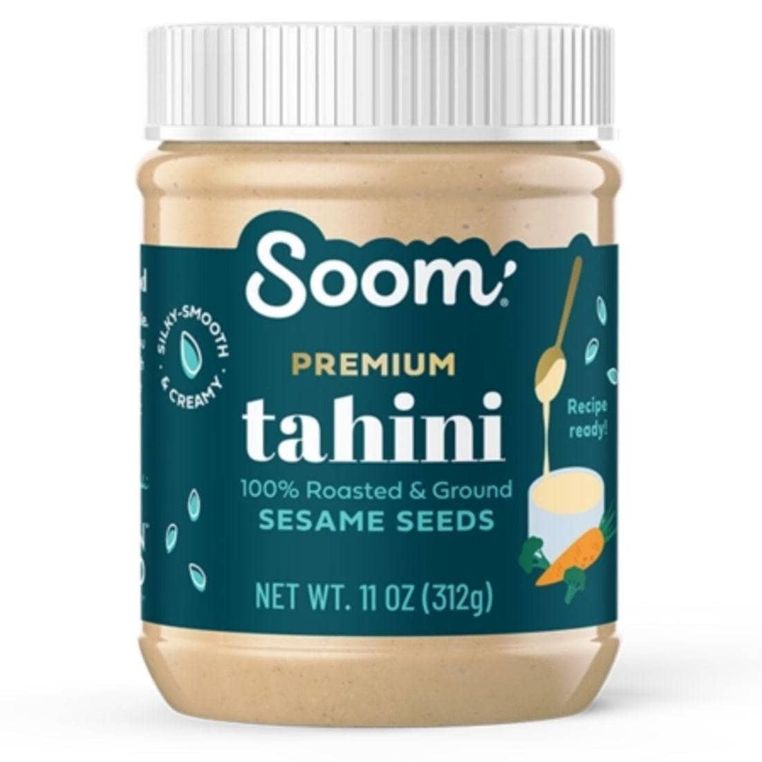 Soom Premium Tahini - Kosher, Vegan, & Gluten Free