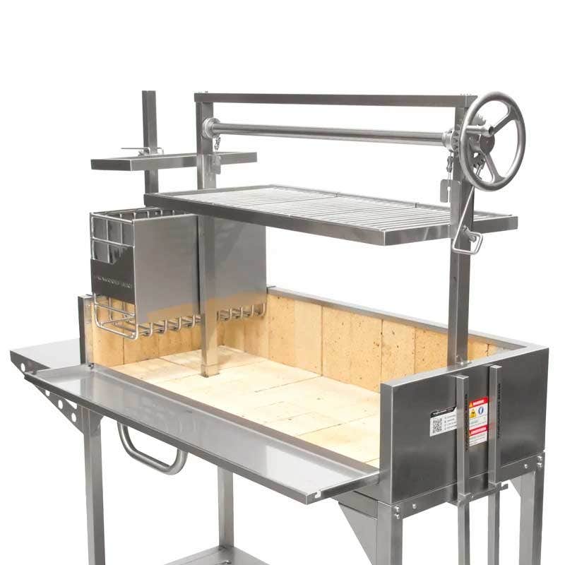 Tagwood BBQ Stainless Steel Santa Maria BBQ Grill on Cart