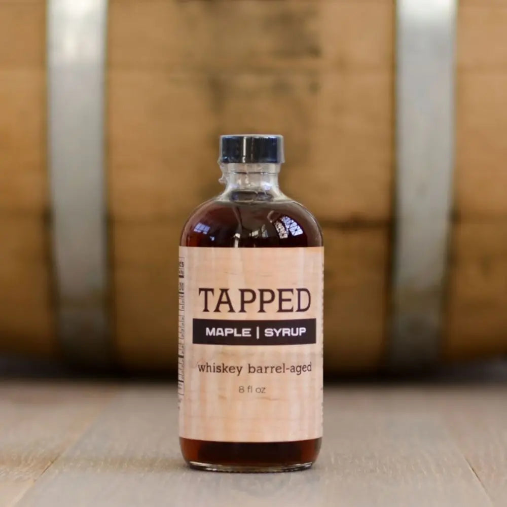 Tapped Whiskey Barrel-Aged Maple Syrup, 8oz