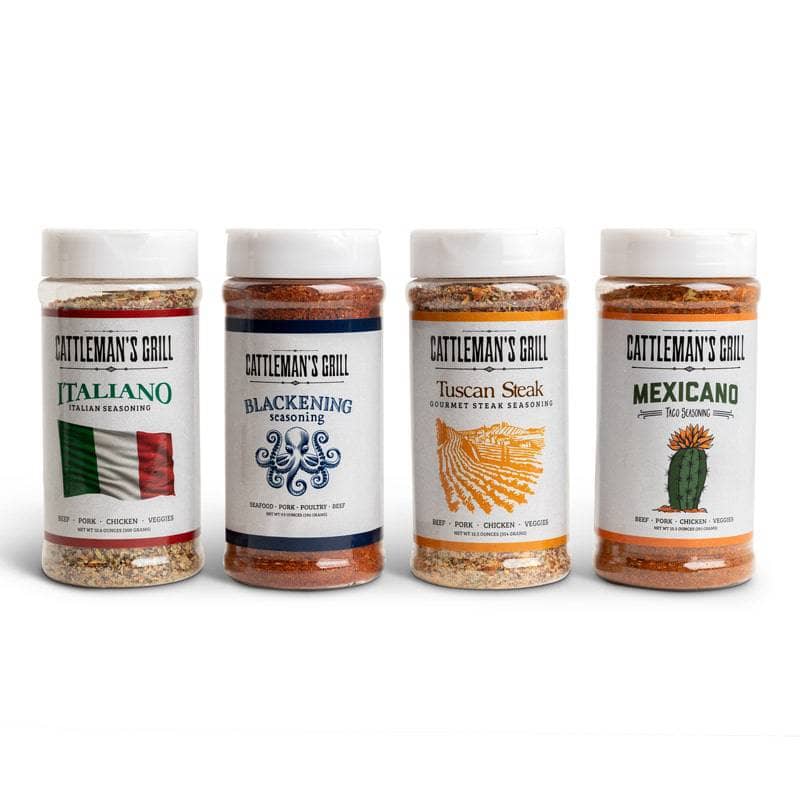 Taste of the World 4 Pack Rub Set