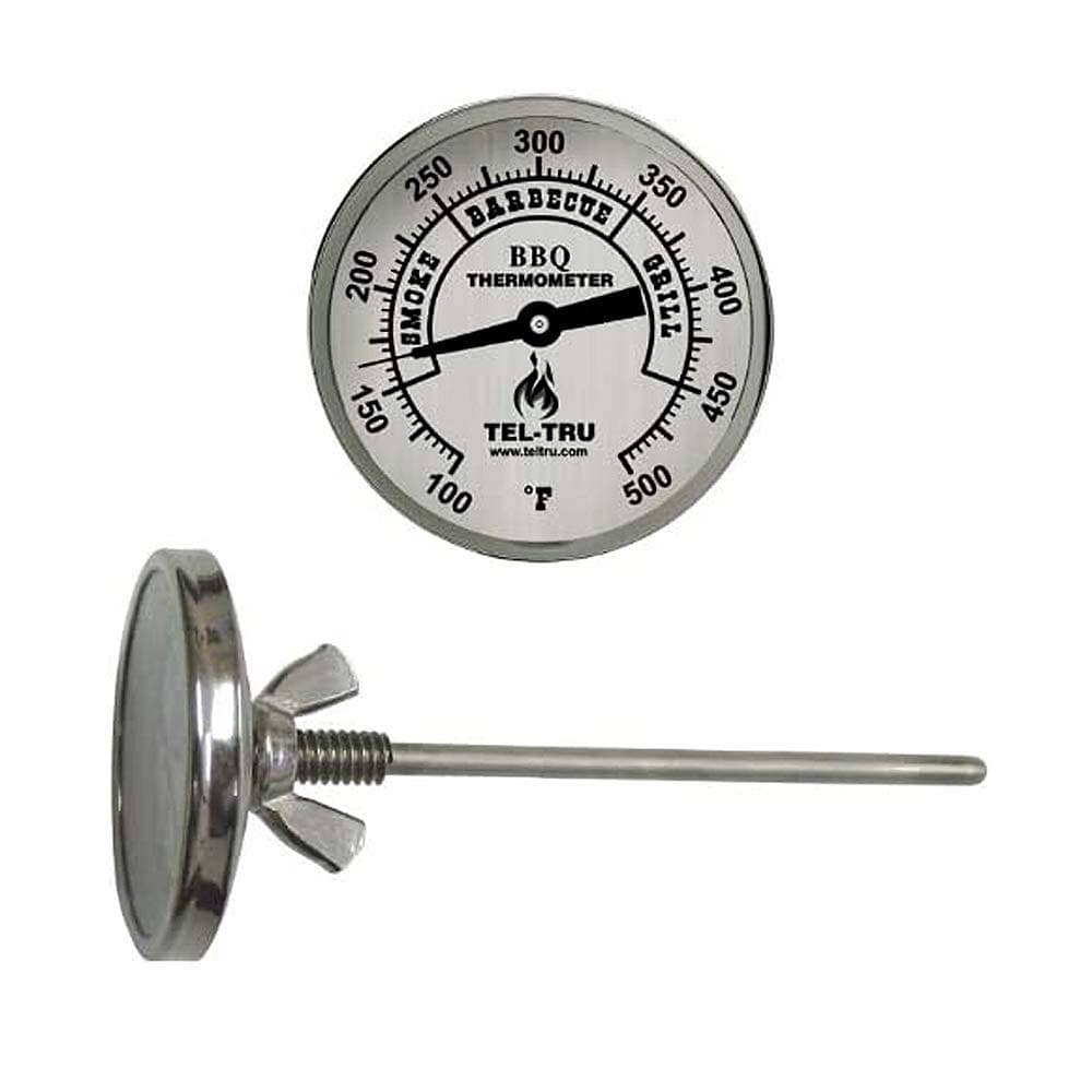 Tel-Tru BQ225 Plain Dial Barbecue Thermometer