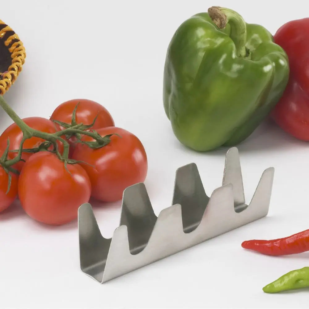 The Taco Rack, Mini Triples - Stainless Steel