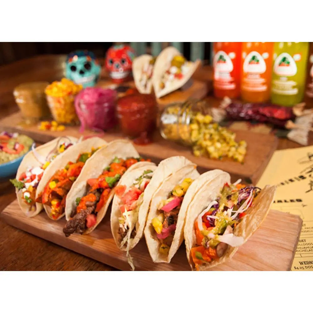 The Taco Rack, Six Shooters - Stainless Steel