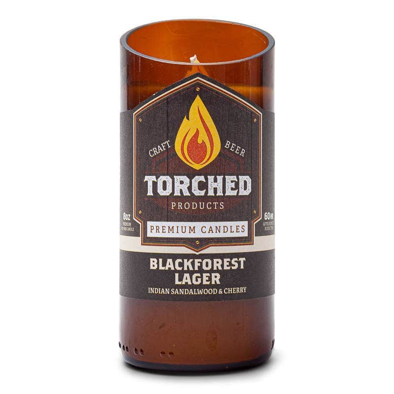 Torched Beer Bottle Soy Wax Candles