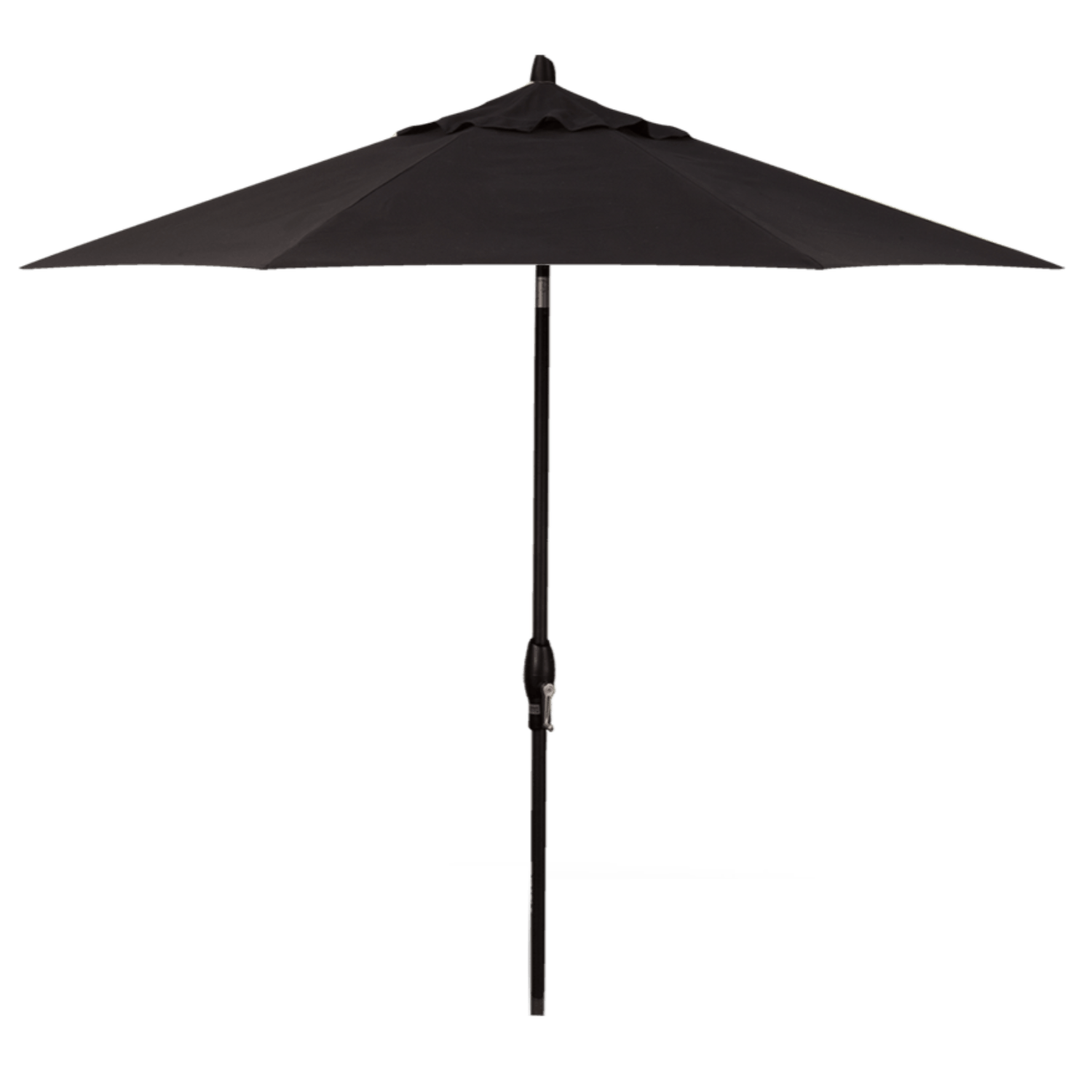 Treasure Garden 9' Octagon Auto Tilt Patio Umbrella, Black