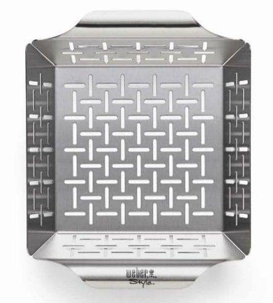 Weber Small Stainless Steel Dlx Grilling Basket