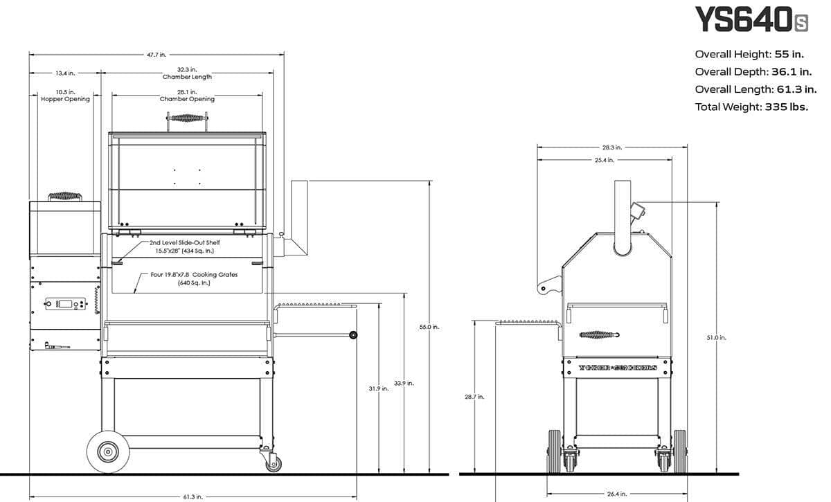 Yoder Smokers YS640s Pellet BBQ Grill | Pellet Smoker